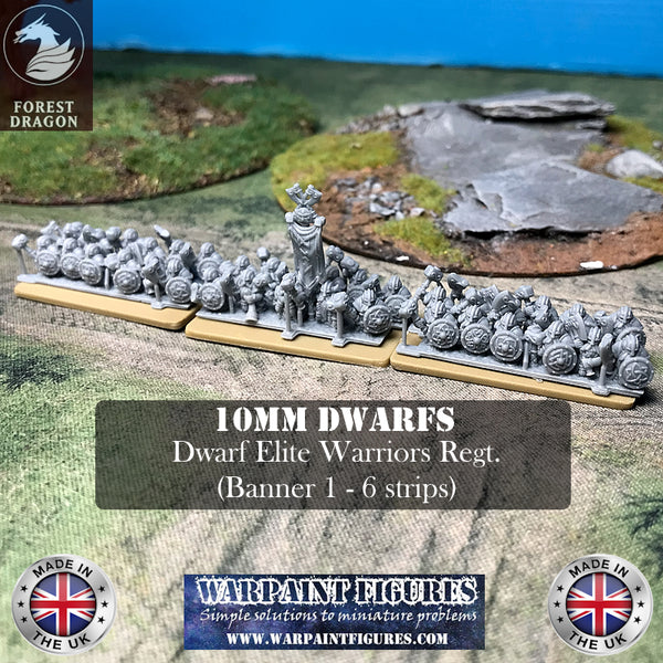 Warpaint Figures - Buy 3d Printed 10mm Fantasy Dwarfs For Warmaster
