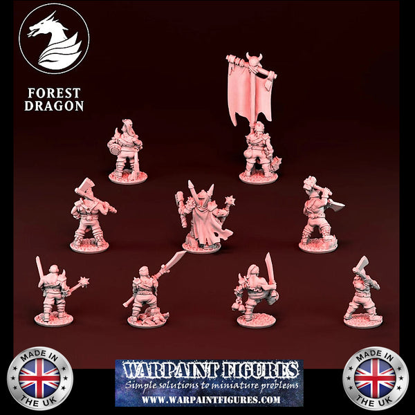 Warpaint Figures - 10mm Despoilers Chaos Ogres Warmaster Miniatures