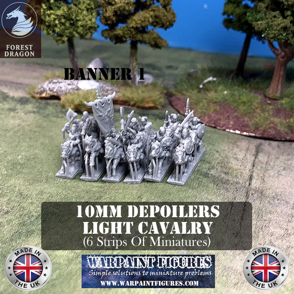 Warpaint Figures - 10mm Despoilers Light Cavalry Warmaster Miniatures