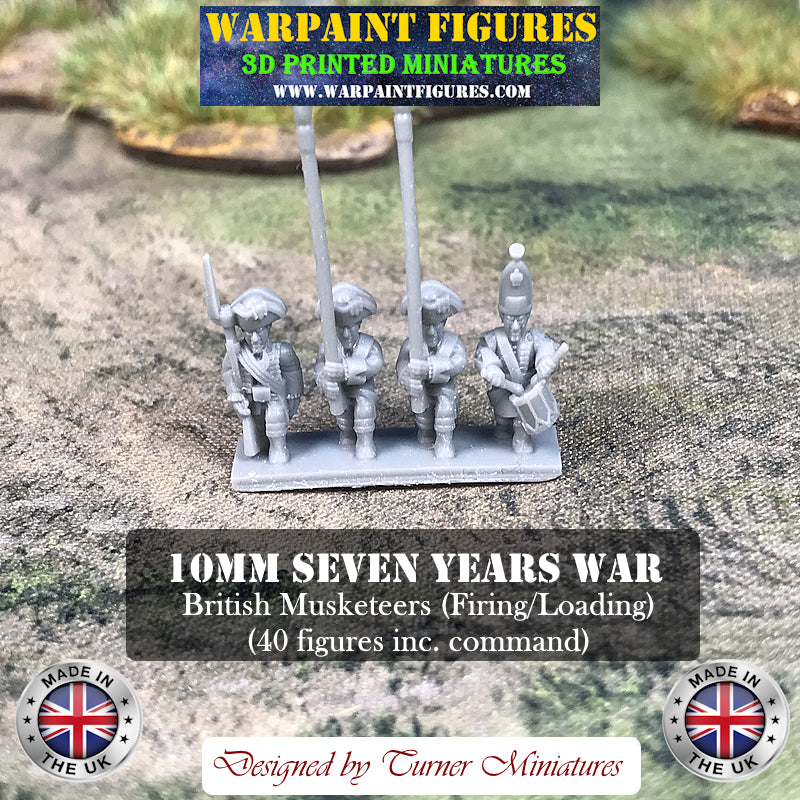 WPF - 3D Printed 10mm SYW British Musketeers (Firing/Loading ...