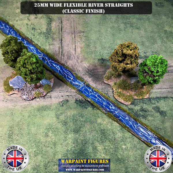 Warpaint Figures - 25mm Wide Flexible Rivers For Wargames & Wargaming