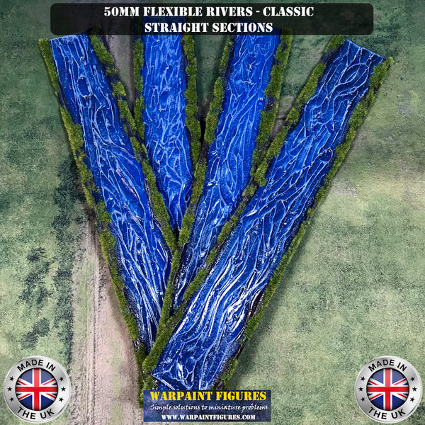 Warpaint Figures - 50mm Wide Flexible Rivers For Wargames & Wargaming