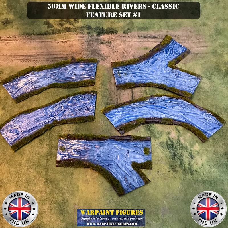 Warpaint Figures -True Flexible Rivers & Streams For Wargames & Gamers