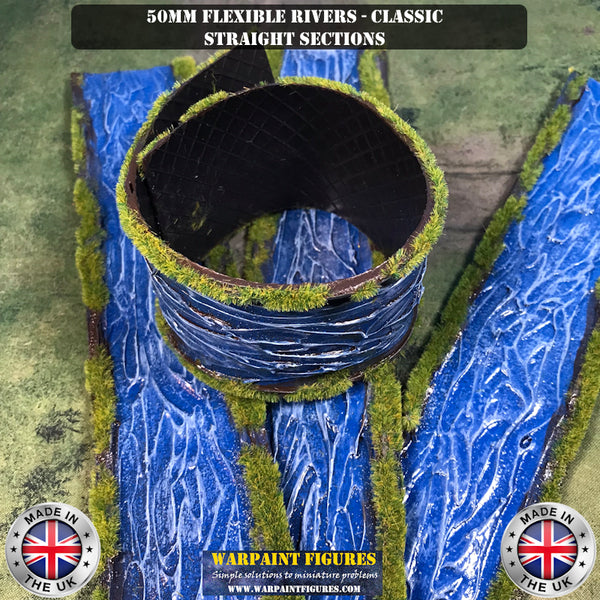Warpaint Figures - 50mm Wide Flexible Rivers For Wargames & Wargaming