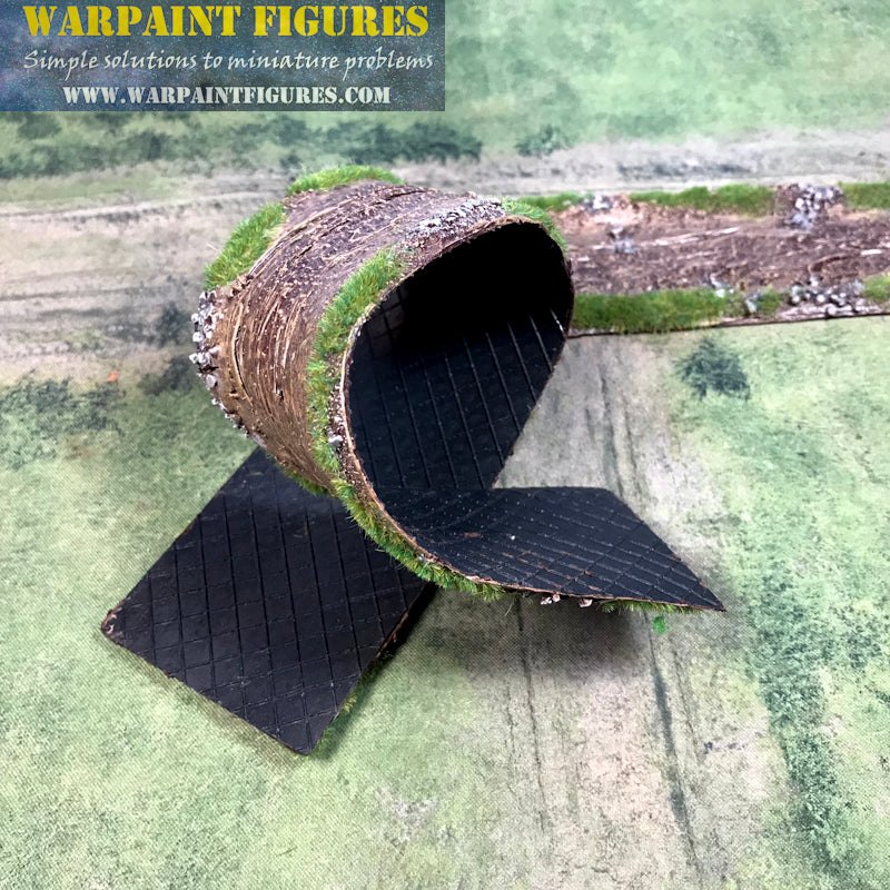 50mm Wide True Flexible Roads/Tracks (Straights) For Wargaming Wargames ...