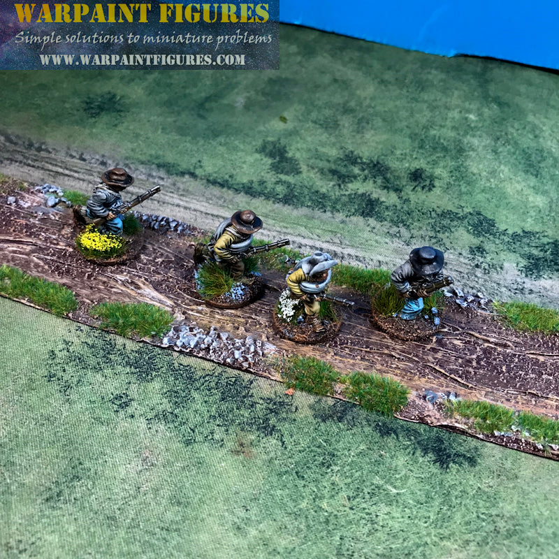 50mm Wide True Flexible Roads/Tracks (Straights) For Wargaming Wargames ...