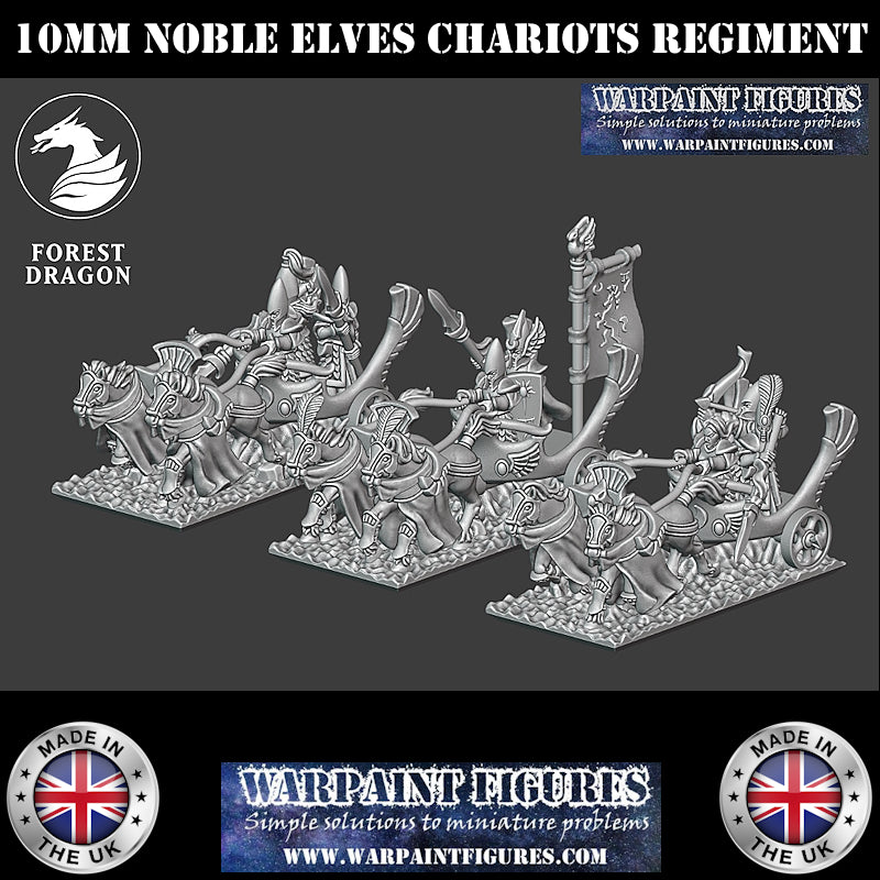 3D Printed - 10mm Noble Elves for Warmaster - Forest Dragon - Warpaint ...