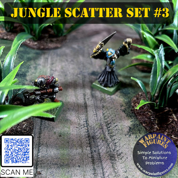 Warpaint Figures - Wargaming Jungle Scatter Terrain Set #3