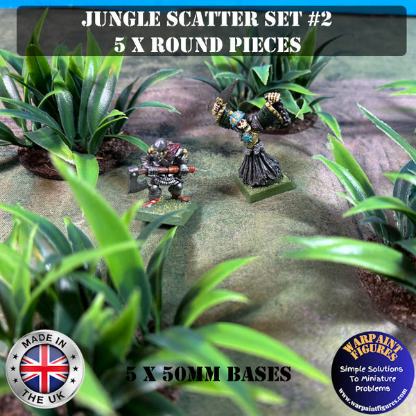 Warpaint Figures - Wargaming Jungle Scatter Terrain Set #2