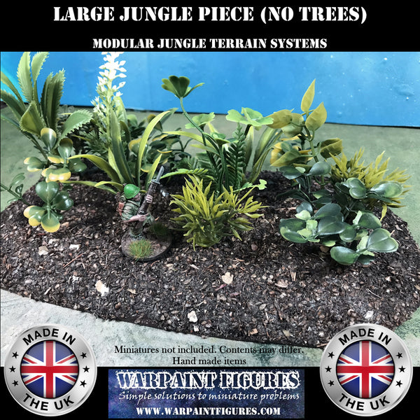 Large Jungle Wargaming Modular Terrain Pieces 40K, FOW, Bolt Action ...