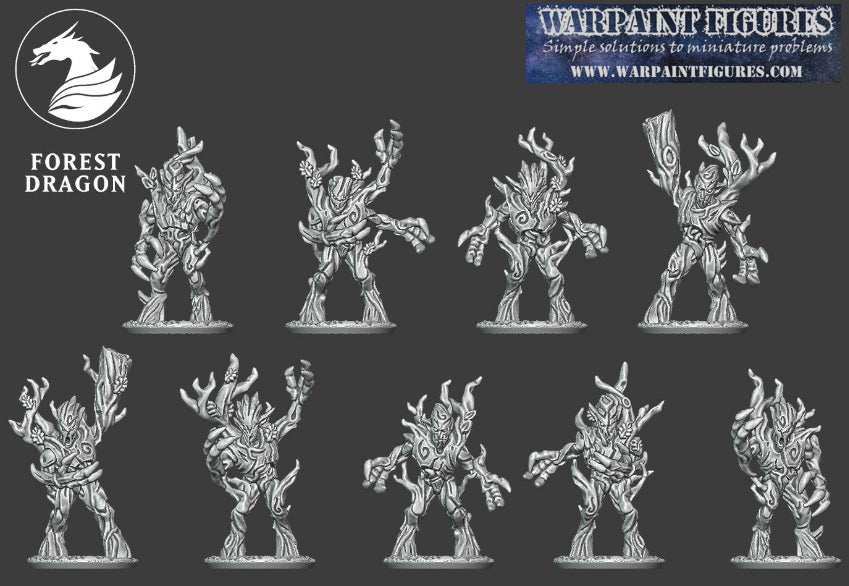 3D Printed 10mm Wood Elves Miniatures For Warmaster or KOW - Warpaint ...