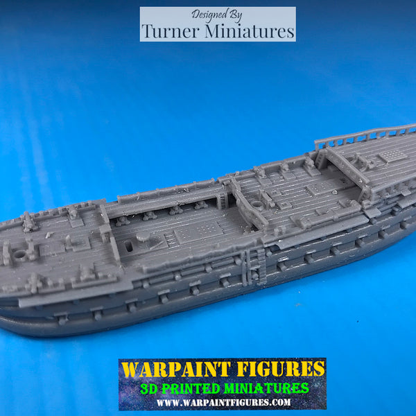 HMS Revenge - 1/700th 3D Printed Large 3rd Rate Napoleonic Naval Ship ...