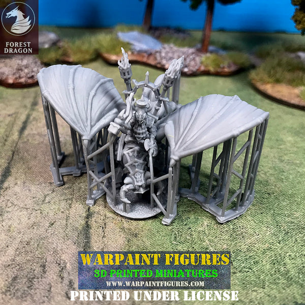 3D Printed -10mm Chaos Dwarf Demonsmith Lord On Taurus For Warmaster ...