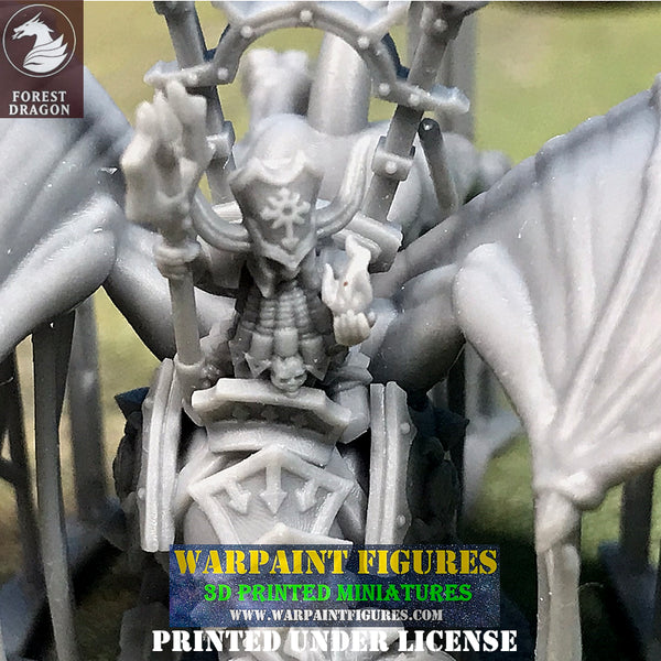 3D Printed-10mm Chaos Dwarf Demonsmith Sorcerer On Taurus - Warmaster ...