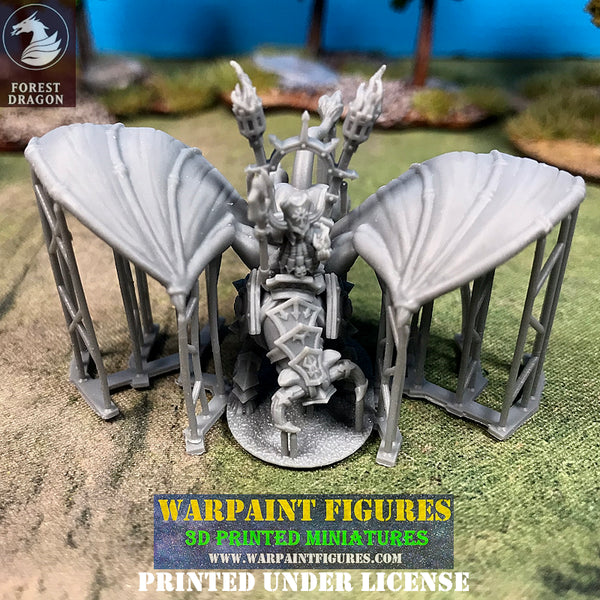 3D Printed-10mm Chaos Dwarf Demonsmith Sorcerer On Taurus - Warmaster ...