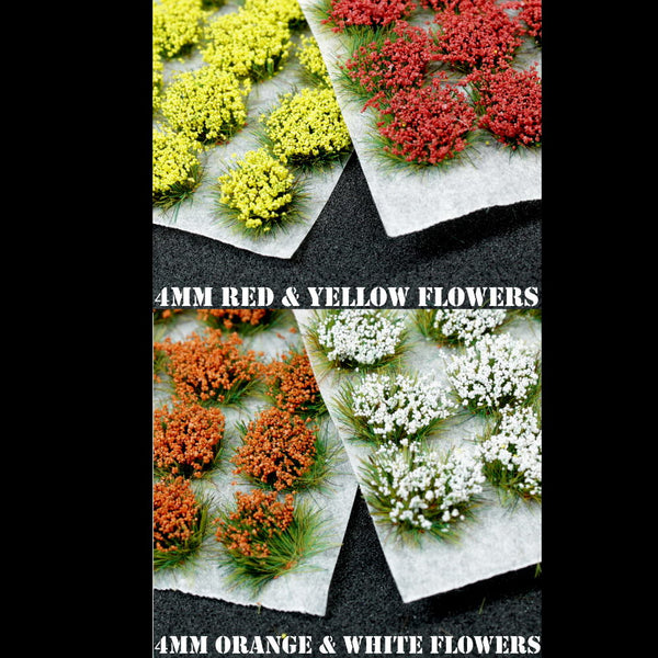 Warpaint Figures 4mm Spring Flower Mix Tufts for Miniature Basing