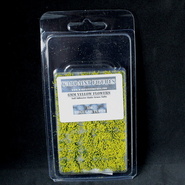 Warpaint Figures - 6mm Yellow Flower Grass Tufts For Wargaming Basing