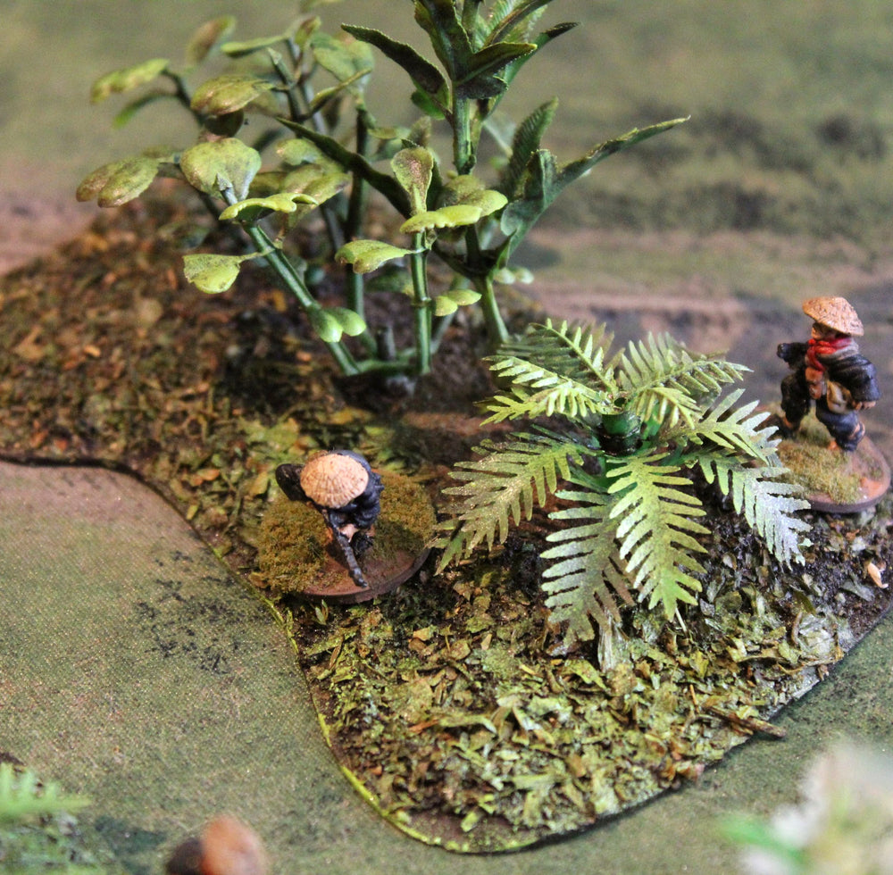 Warpaint Figures Quality Wargaming Jungle Terrain Small Sets - WW2 40K