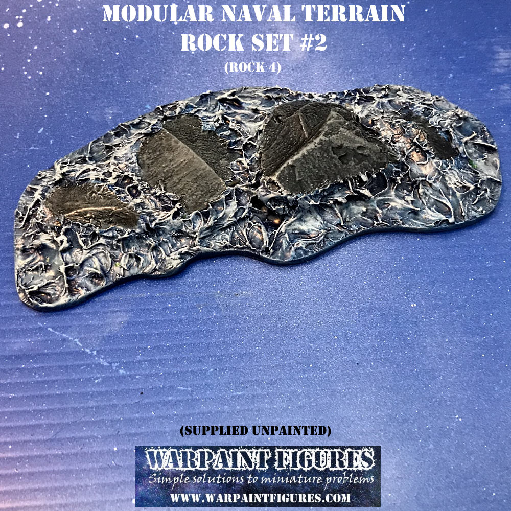 Warpaint Figures - Naval Wargaming Terrain/Scenery Rocks Set #2