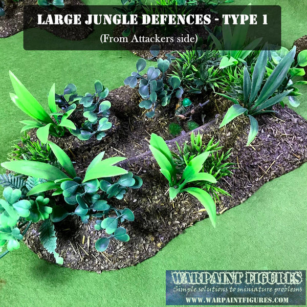 Warpaint Figures - SAVE 16% Large Defences Bundle Jungle Terrain