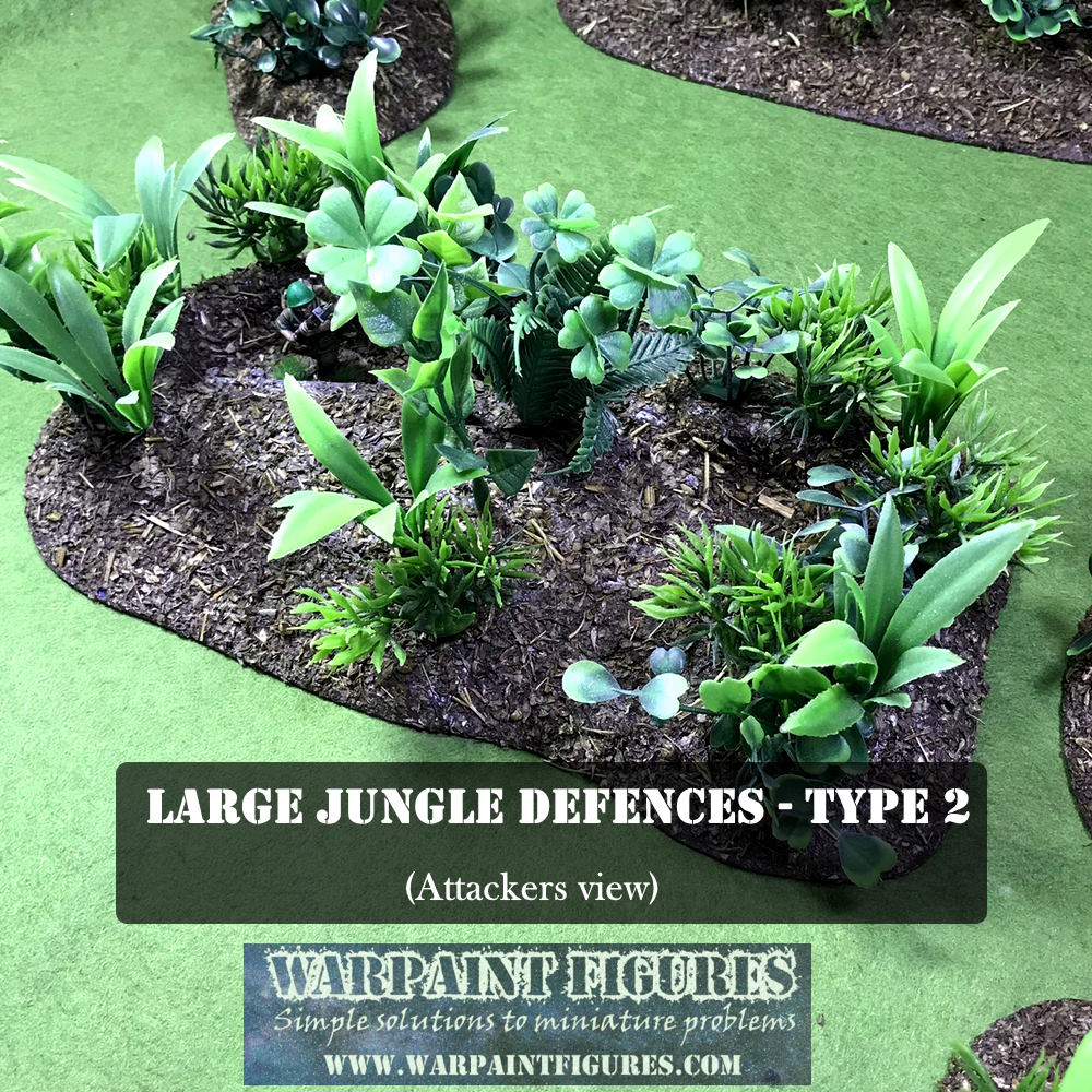 Warpaint Figures - Modular Jungle Terrain Defences - Large - WW2 ...