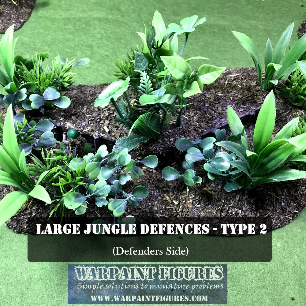Warpaint Figures - Modular Jungle Terrain Defences - Large - WW2 ...
