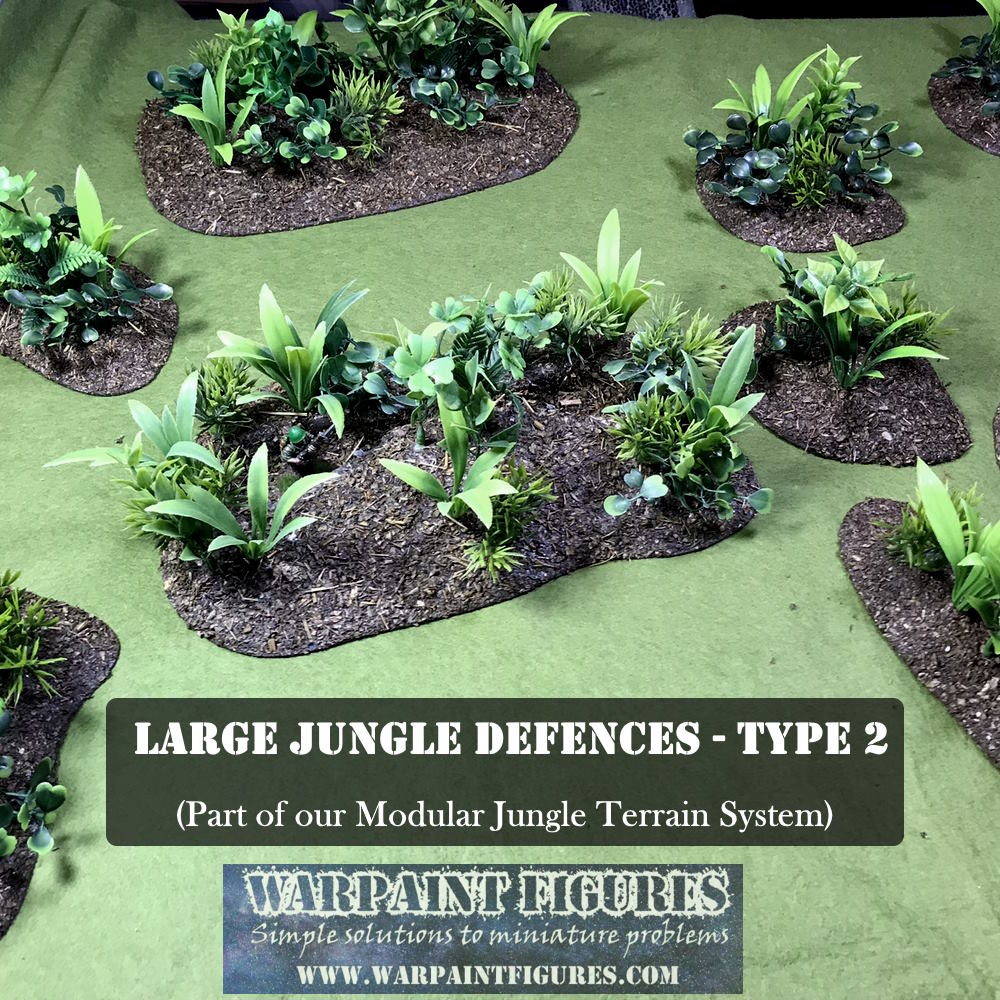 Warpaint Figures - Modular Jungle Terrain Defences - Large - WW2 ...