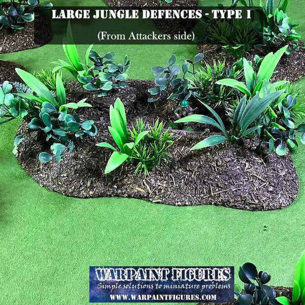 Warpaint Figures - SAVE 16% Large Defences Bundle Jungle Terrain