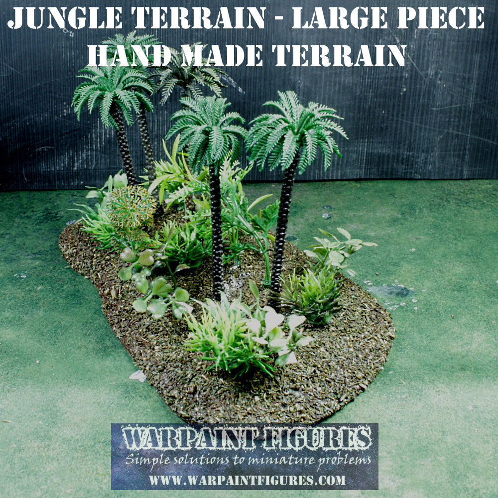 Warpaint Figures - Large Jungle Wargaming Terrain Pieces 40K, FOW, BA