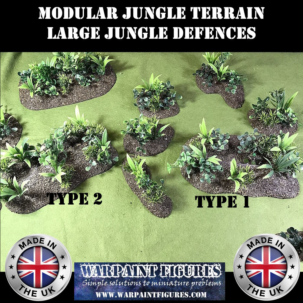JUNGLE DEFENCES - Warpaint Figures